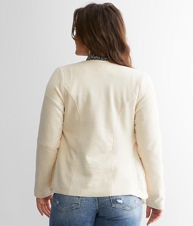 Buckle Black Faux Suede Jacket - Women's Coats & Jackets in Cream | Buckle