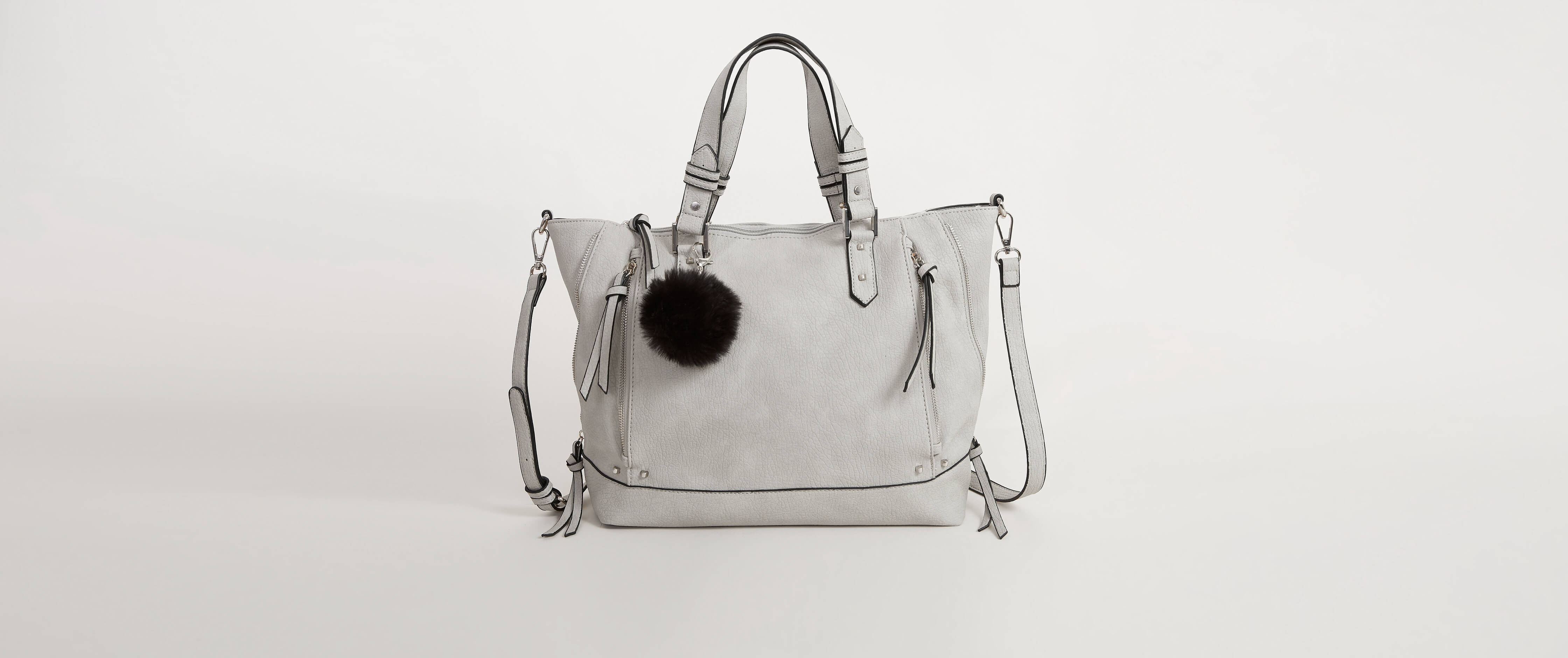 Violet Ray Faux Leather Purse - Women's Accessories in Grey | Buckle