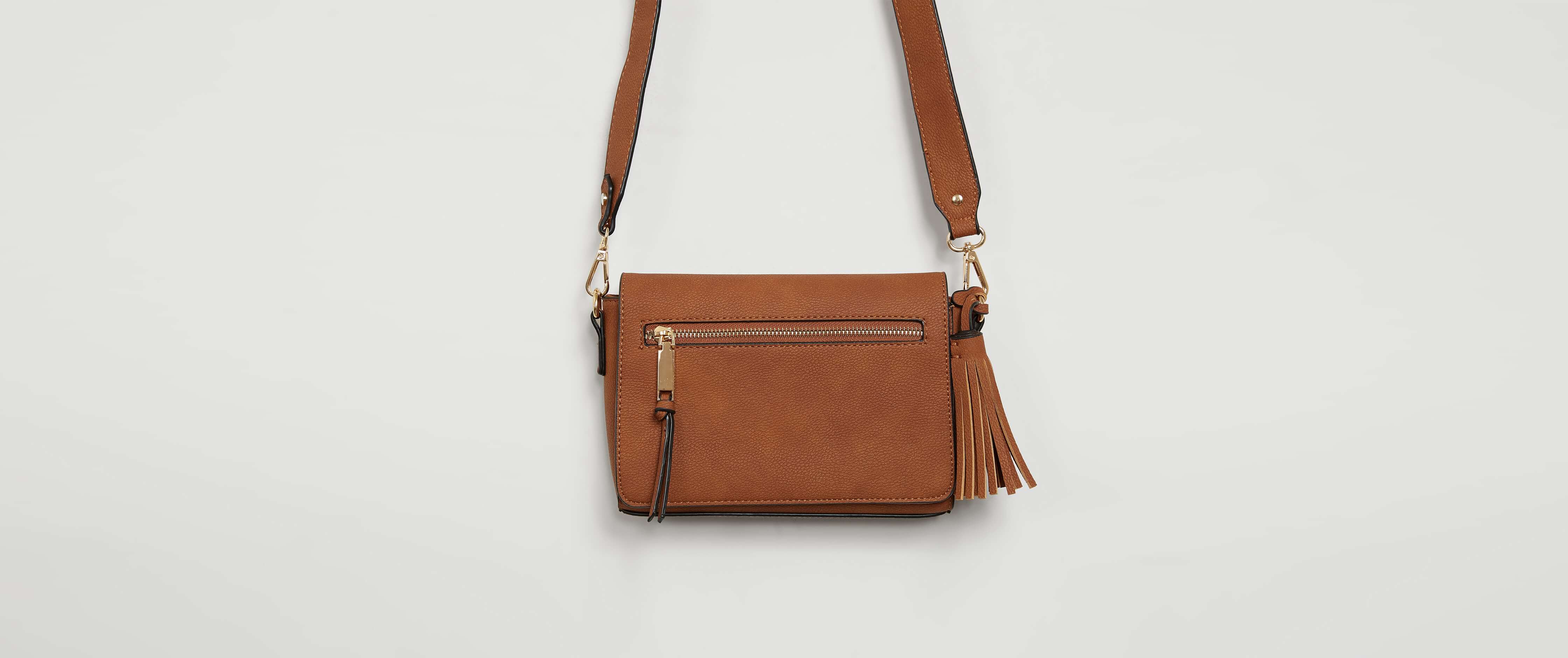 Violet Ray Carlee Crossbody Purse - Women's Bags & Wallets in Cognac ...