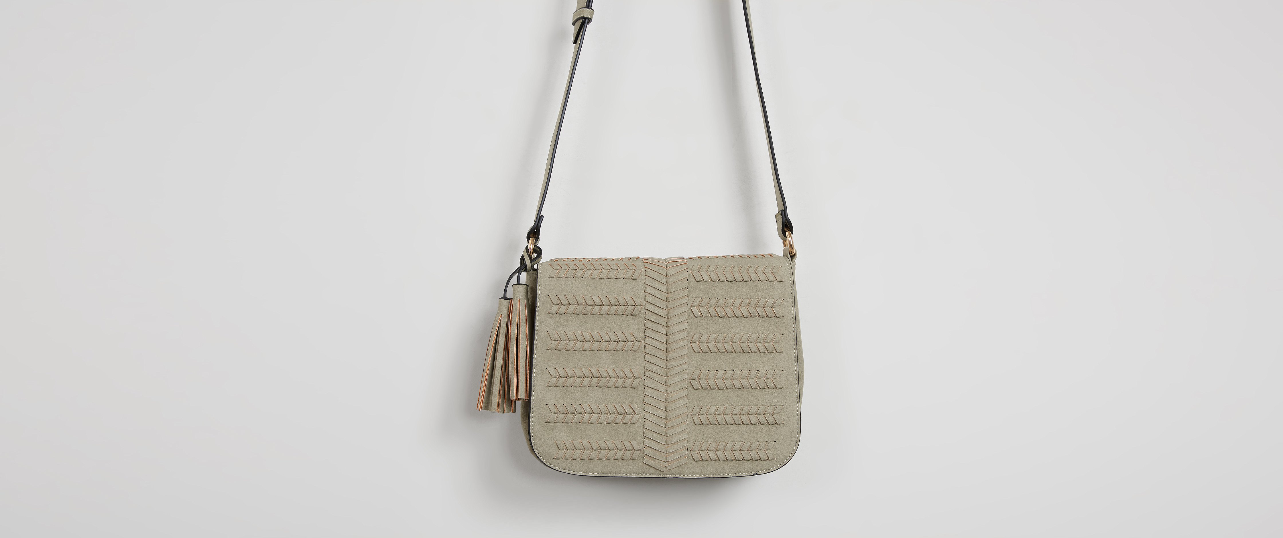 Violet Ray Weaved Purse - Women's Accessories in Moss | Buckle