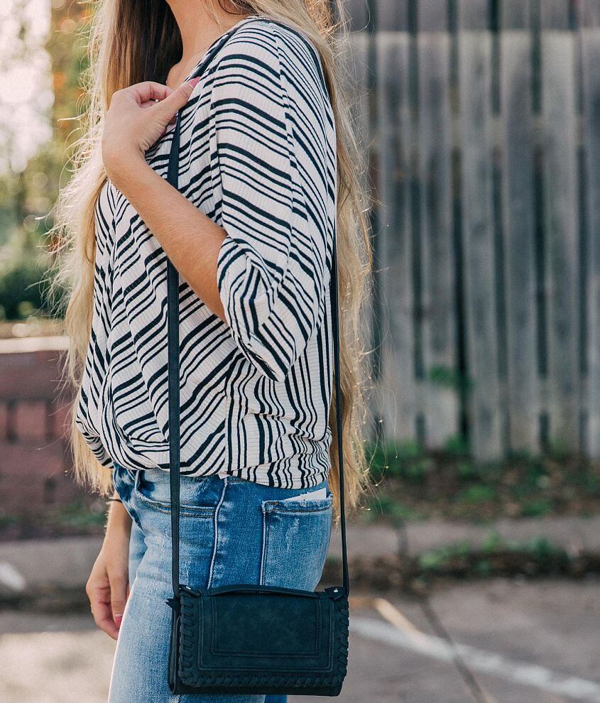 Violet Ray Trapunto Crossbody Purse - Women's Accessories in Black | Buckle