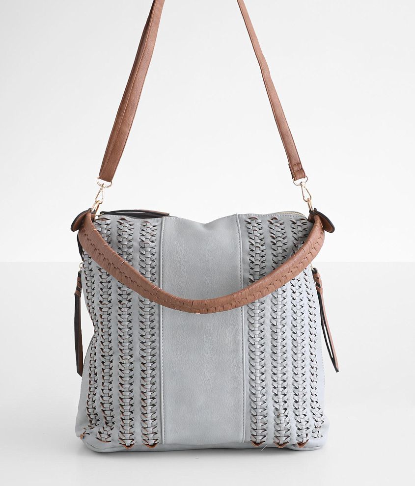 Violet Ray Laser-Cut Hobo Purse - Women's Bags & Wallets in Ice Blue ...