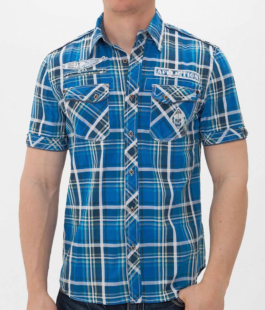 Affliction Black Premium Remastered Shirt - Men's Shirts in Ocean Blue ...