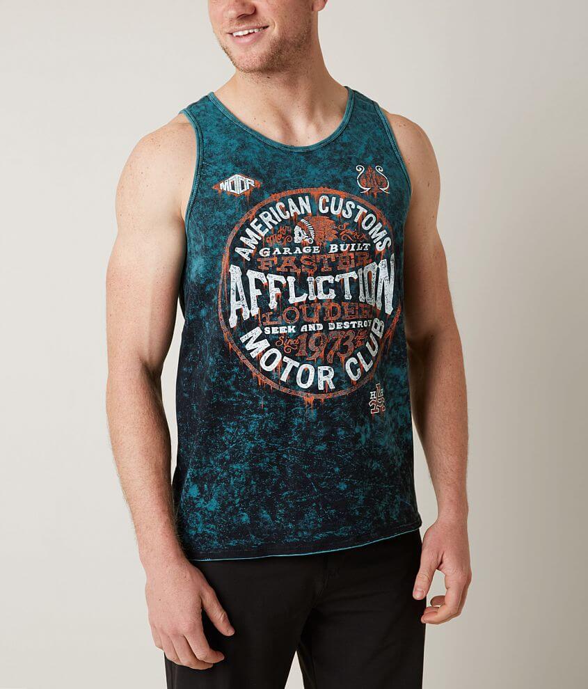 Affliction American Customs Freedom Tank Top - Men's Tank Tops in Black ...