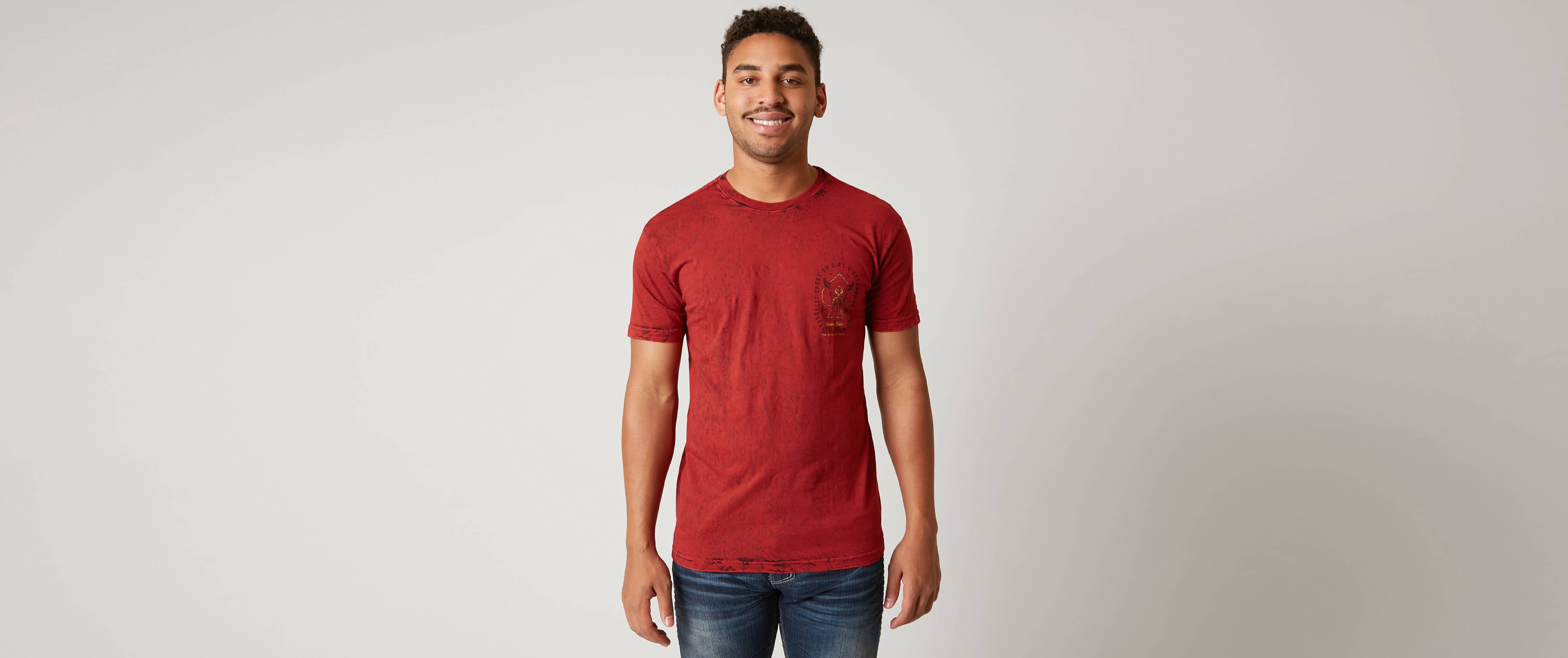 Affliction PBR Gold Standard Reversible T-Shirt - Men's T-Shirts in Red ...