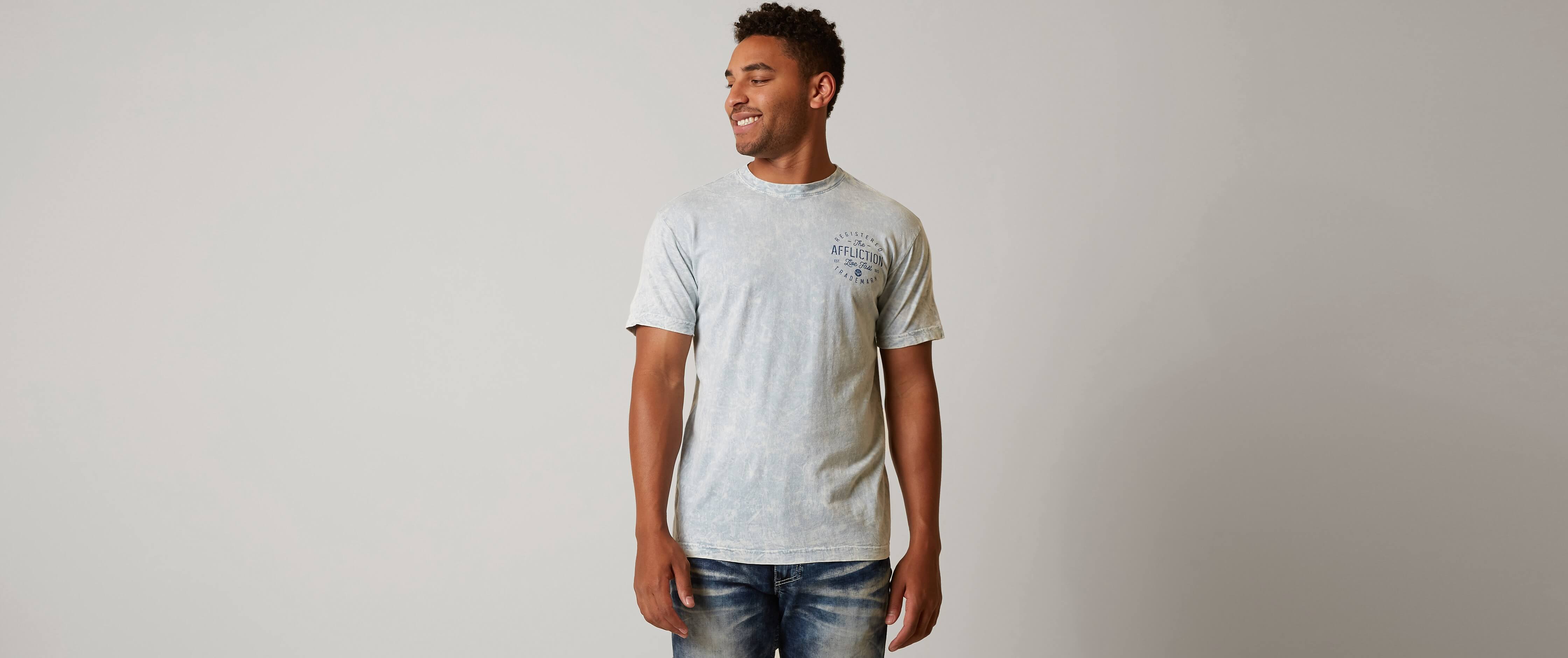 Affliction Live Fast T-Shirt - Men's T-Shirts in Crisp | Buckle