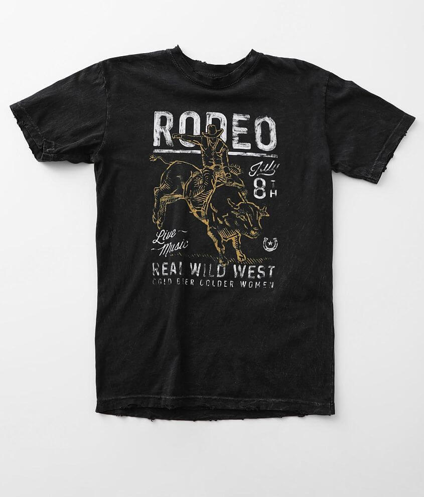 American Highway Wild West Rodeo T-Shirt - Women's T-Shirts in Black ...