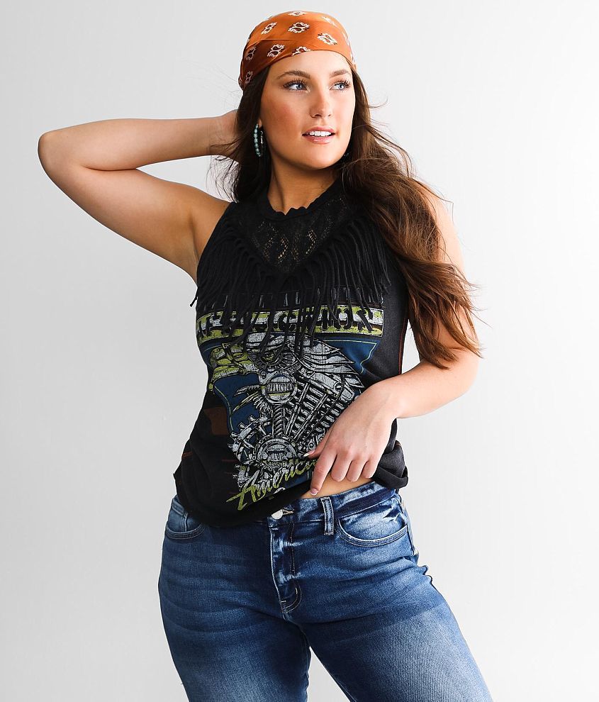 Affliction American Customs Eagle Shine Tank Top - Women's Tank Tops in ...