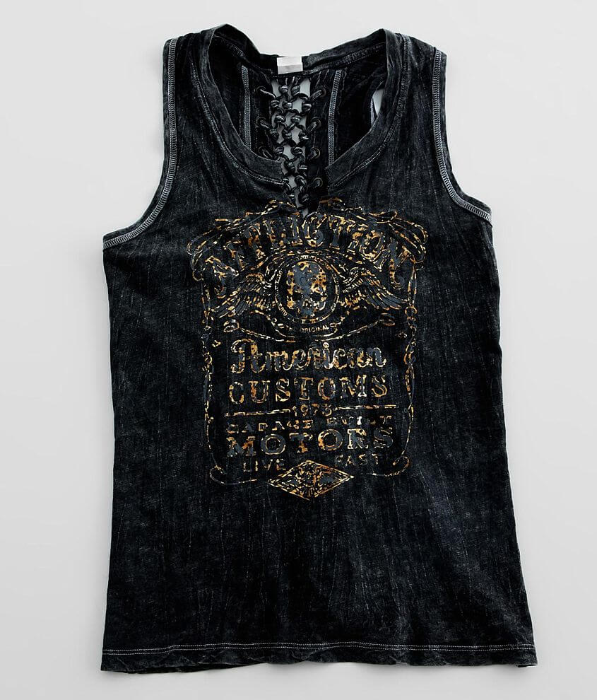 Affliction American Customs Fine Aged Tank Top - Women's Tank Tops in ...