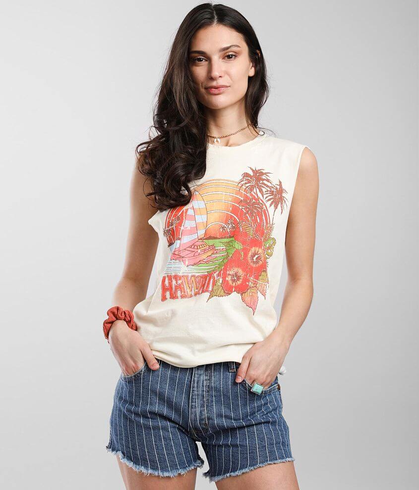 American Highway Sailing Hawaii Tank Top - Women's Tank Tops in Cream ...