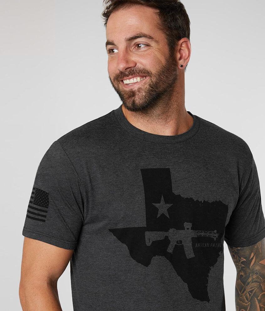 Howitzer Texas Freedom T-Shirt - Men's T-Shirts in Charcoal Heather ...