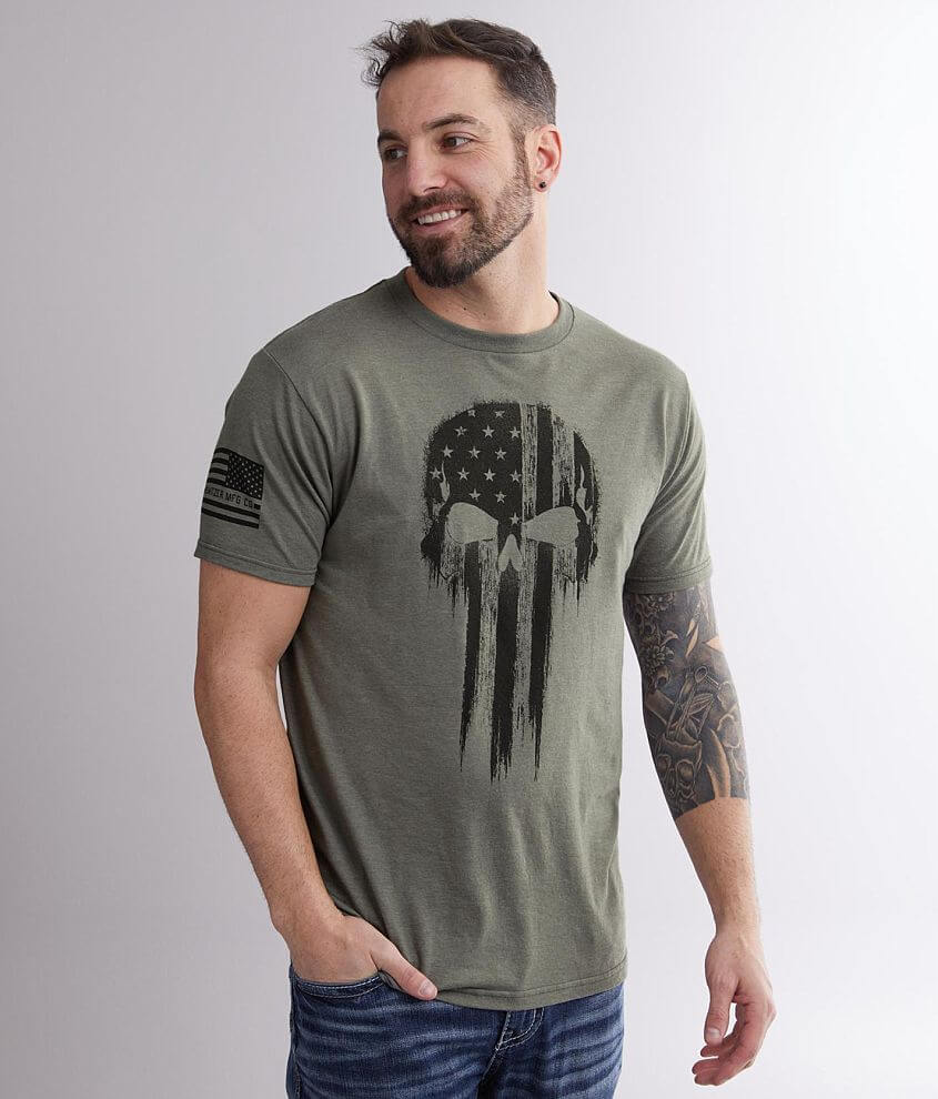 Howitzer Freedom Applied T-Shirt - Men's T-Shirts in Platinum Heather ...