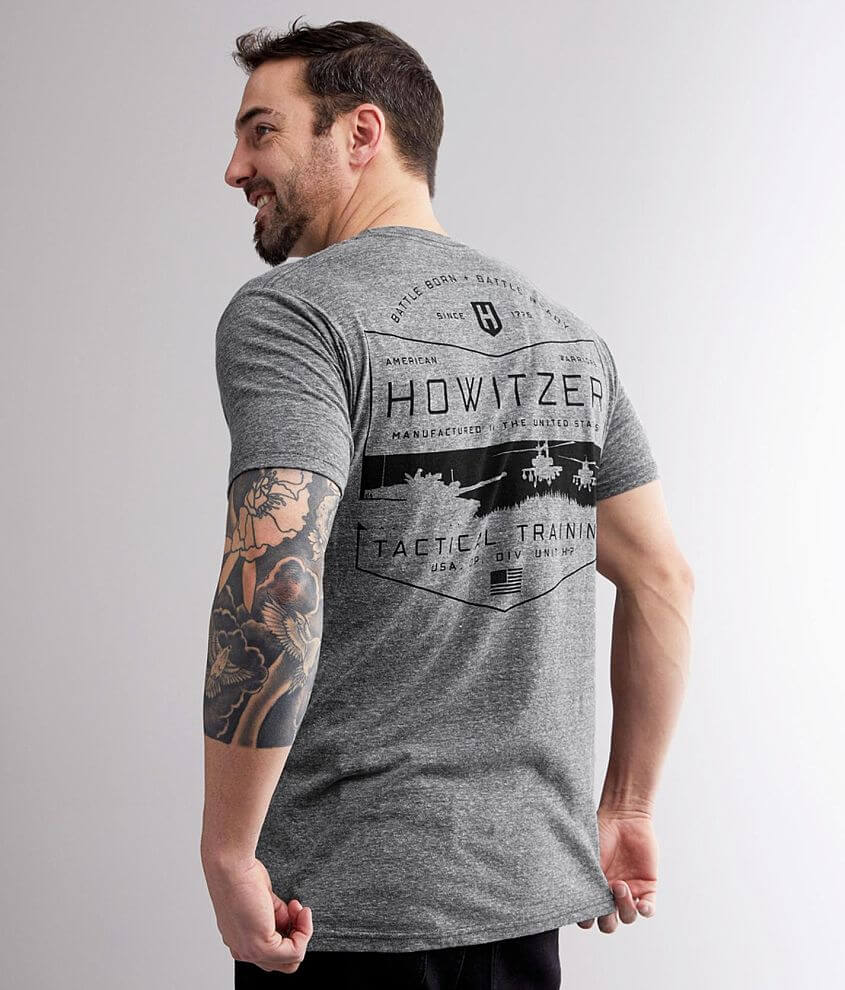 Howitzer American Warriors T-Shirt - Men's T-Shirts in Vintage Grey ...