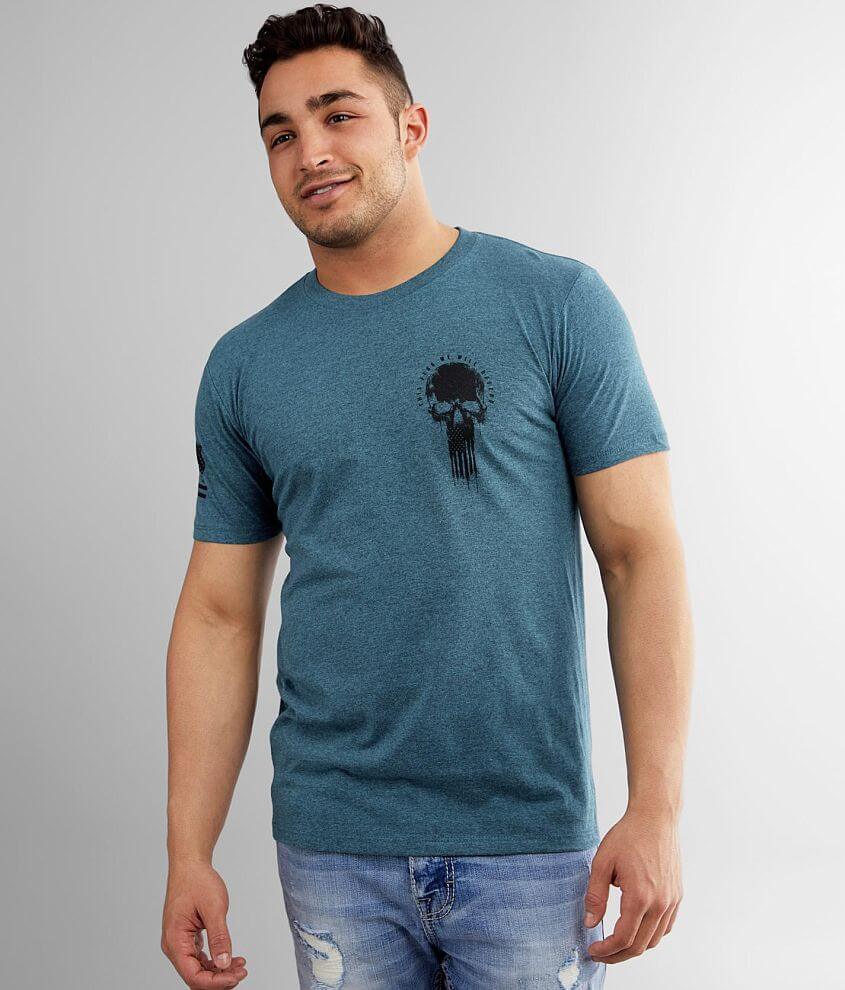 Howitzer Flag Skull T-Shirt - Men's T-Shirts in Mako | Buckle