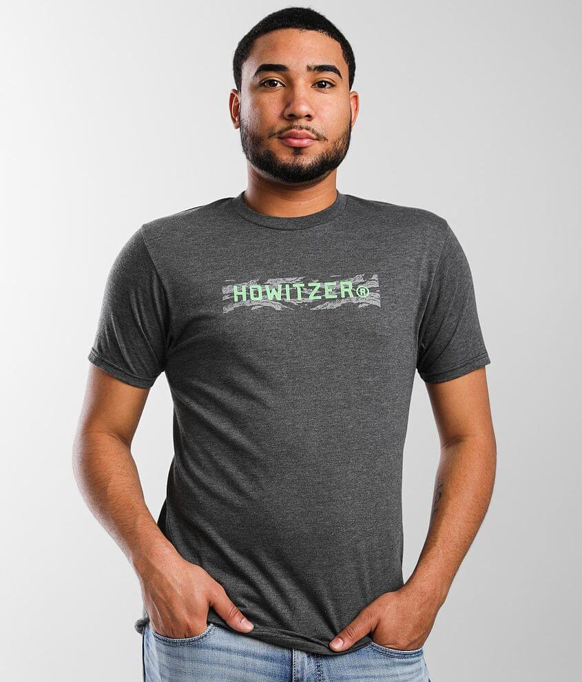 Howitzer Camo T-Shirt - Men's T-Shirts in Charcoal Heather | Buckle
