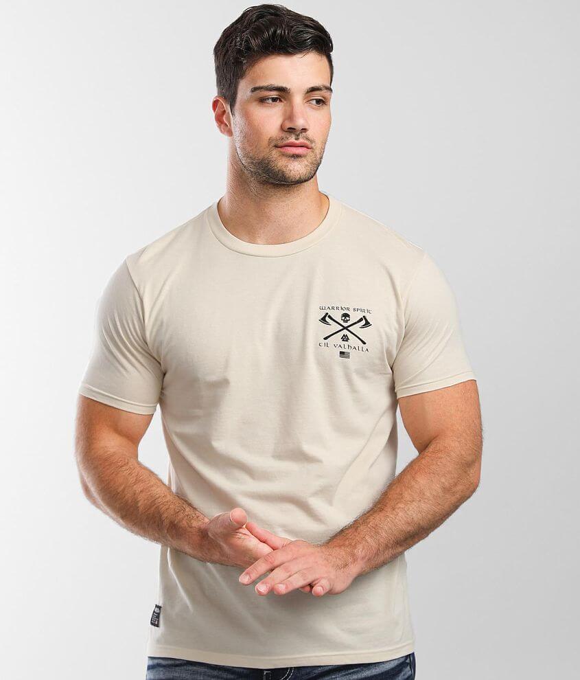 Howitzer Warrior Victory T-Shirt - Men's T-Shirts in Cream | Buckle