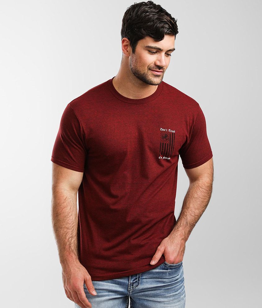 Howitzer Freedom Way T-Shirt - Men's T-Shirts in Crimson Black Heather ...