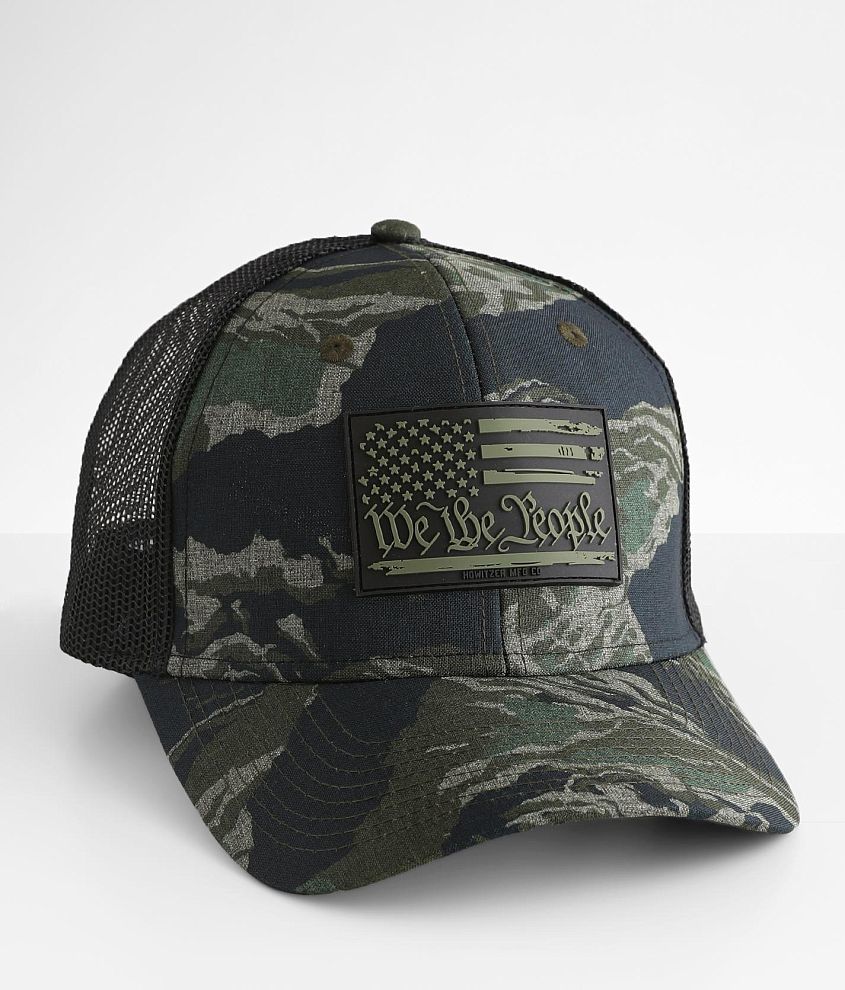 Howitzer We The People Trucker Hat - Men's Hats in Green | Buckle