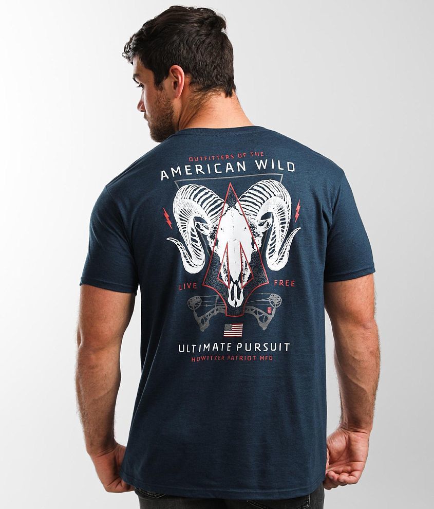 Howitzer Ultimate Pursuit T-Shirt - Men's T-Shirts in Denim Black ...