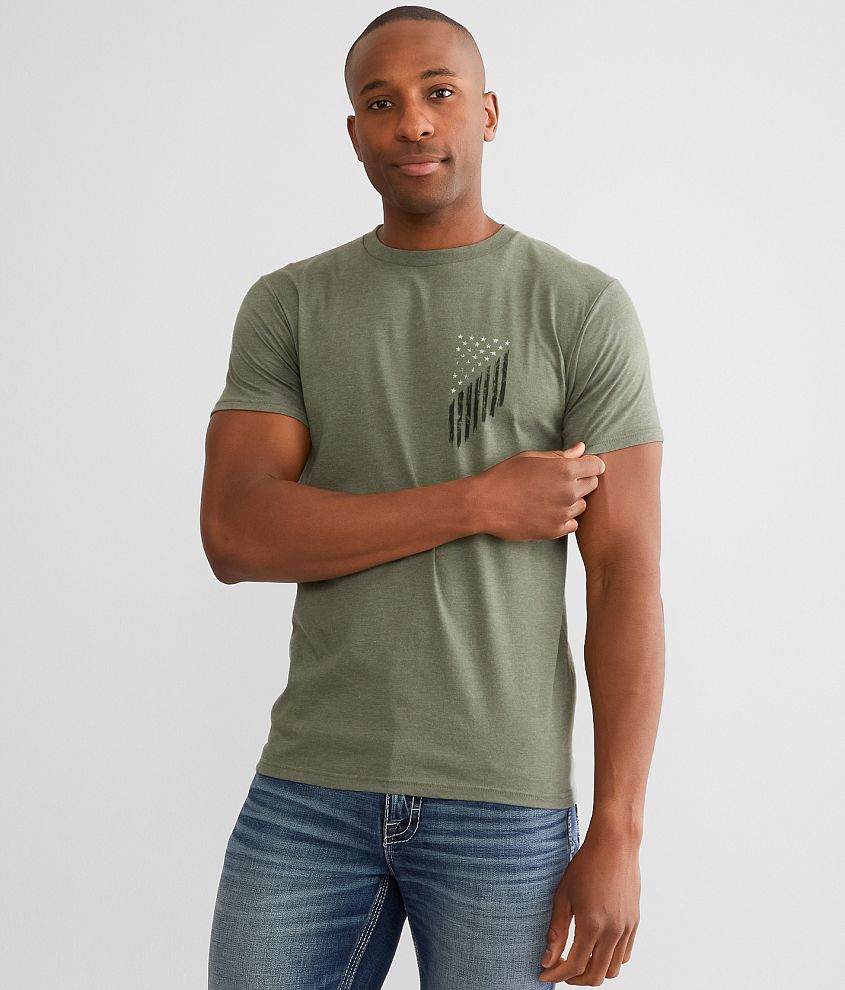 Howitzer Life Liberty T-Shirt - Men's T-Shirts in Olive Heather | Buckle