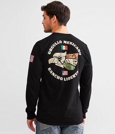 Freedom Ranch Orgullo Mexicano T-Shirt - Men's T-Shirts in Jet Black ...