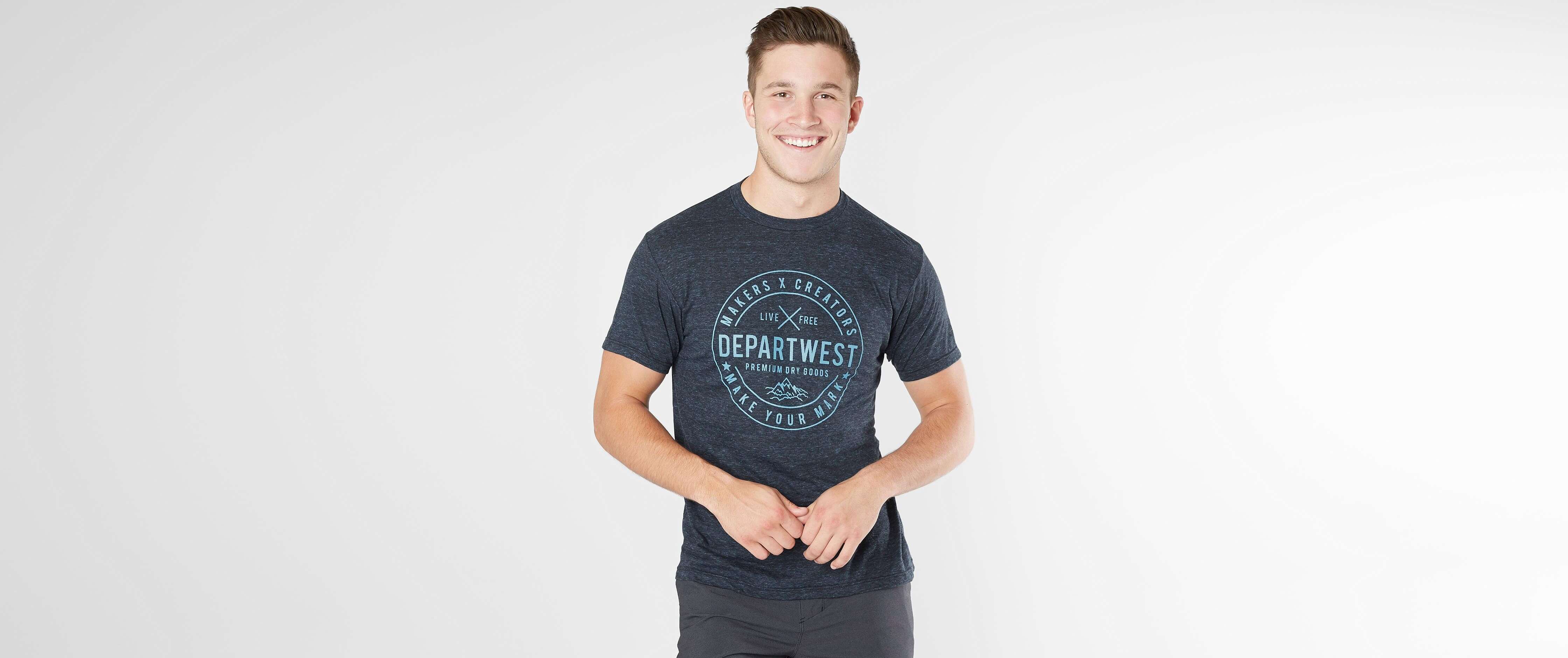 Departwest Mark T-Shirt - Men's T-Shirts in Midnight Blue | Buckle