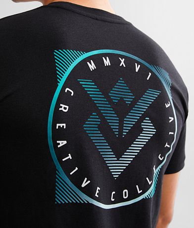Veece Titanium T-Shirt - Men's T-Shirts in New Black Mass | Buckle