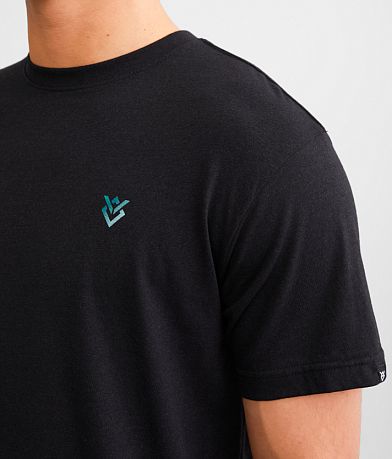 Veece Titanium T-Shirt - Men's T-Shirts in New Black Mass | Buckle