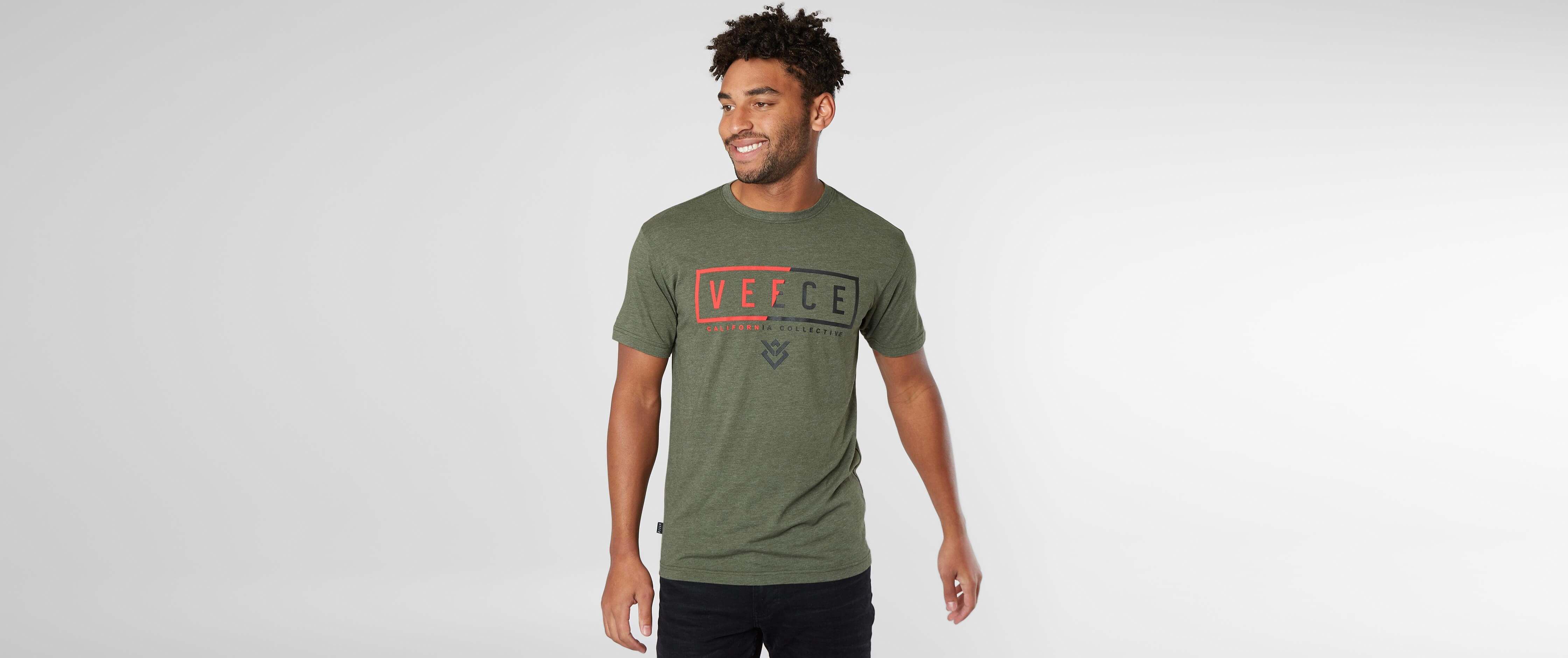Veece Two Stroke T-Shirt - Men's T-Shirts in Olive | Buckle