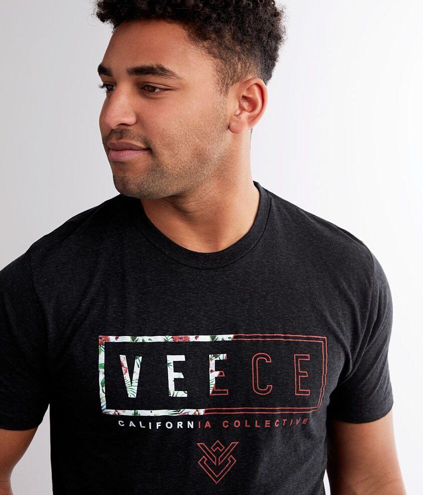 Veece Two Stroke Floral T-Shirt - Men's T-Shirts in Coal | Buckle