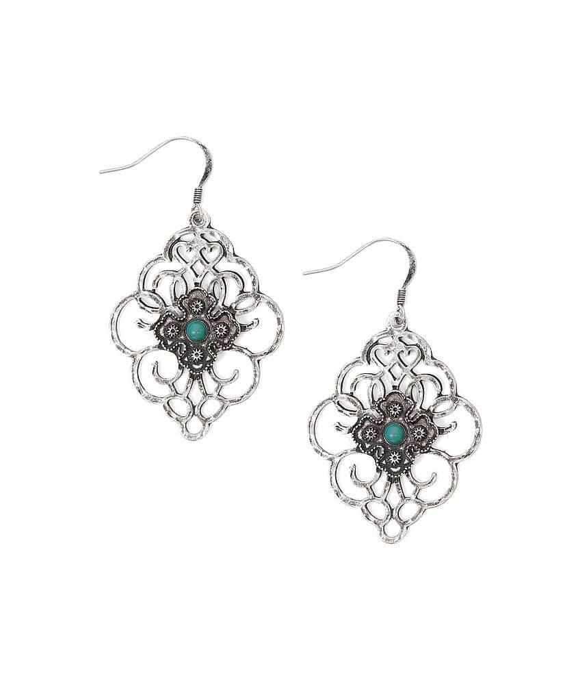 BKE Cut-Out Earring - Women's Jewelry in Silver | Buckle