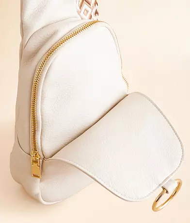 Moda Luxe Crossbody Sling Backpack - Women's Bags & Wallets in Cream ...