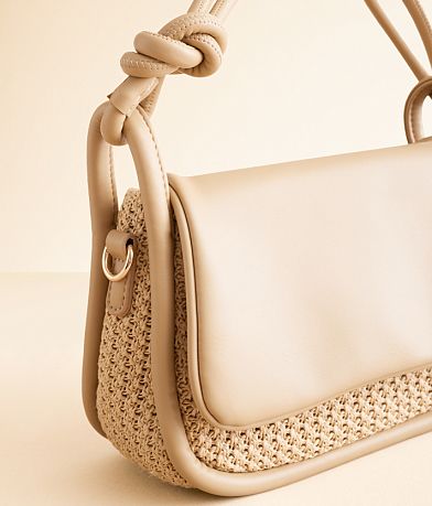 Moda Luxe Woven Crossbody Purse - Women's Bags & Wallets in Natural ...