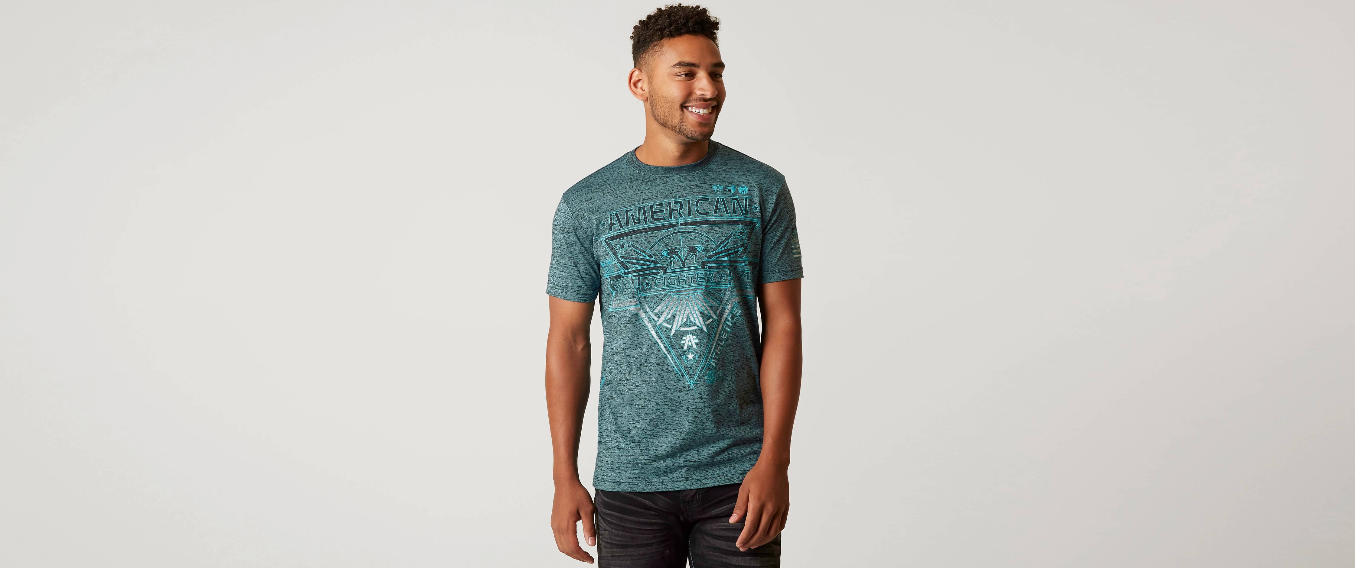 American Fighter Bay State T-Shirt - Men's T-Shirts in Black Sky Blue ...