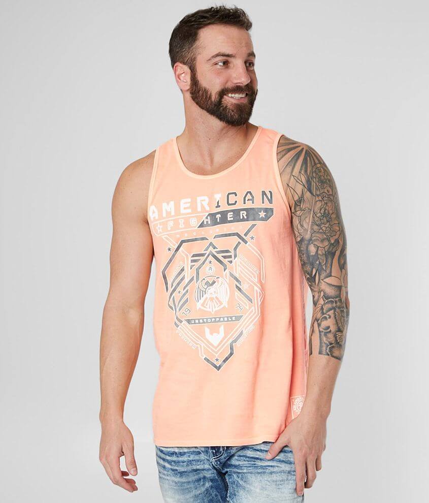 American Fighter Eldon Tank Top - Men's Tank Tops in Neon Orange | Buckle