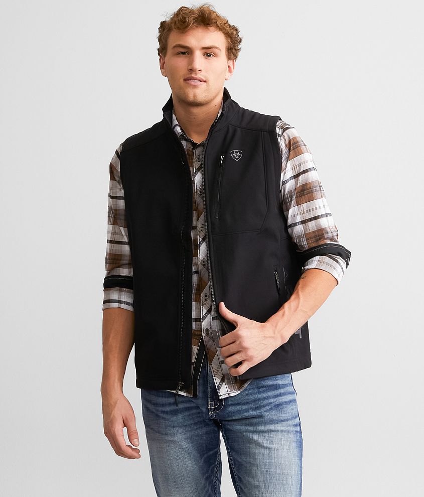Ariat Patriot 2.0 Softshell Vest - Men's Coats/Jackets in Black | Buckle
