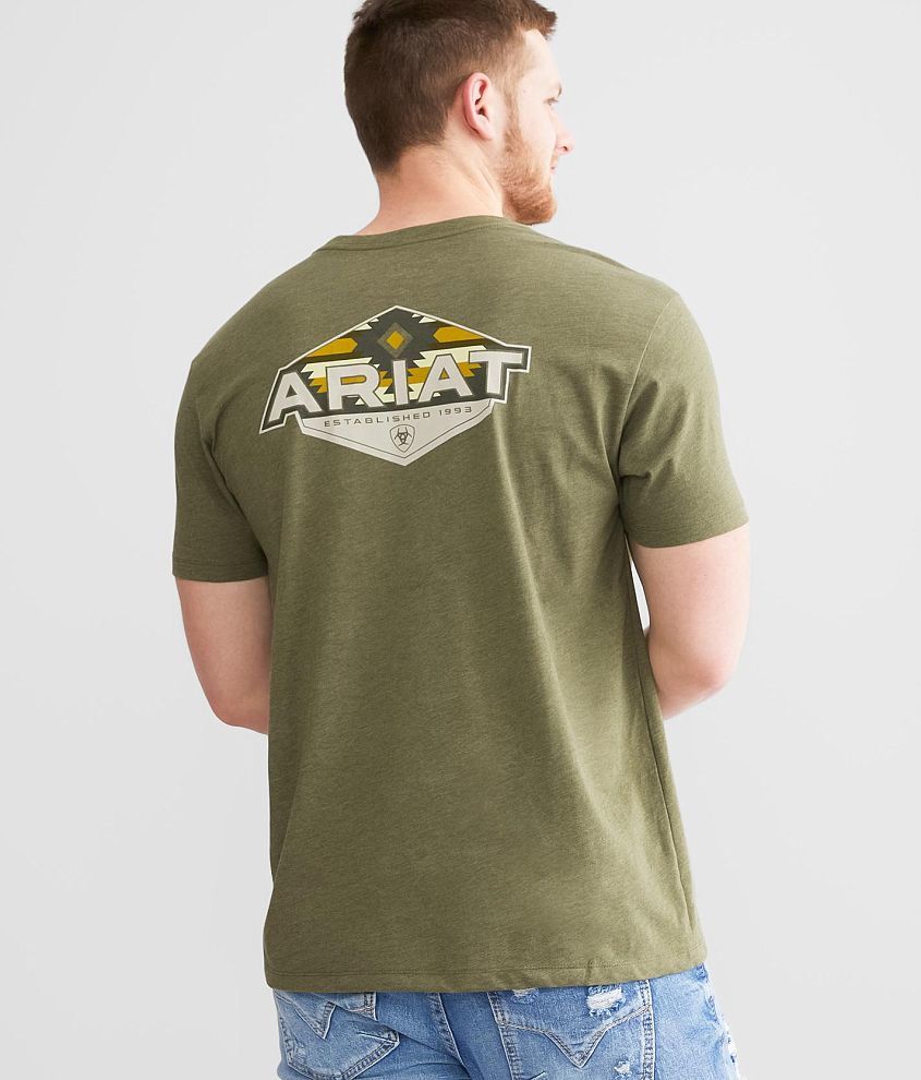 Ariat Hexafill T-Shirt - Men's T-Shirts in Military Green | Buckle
