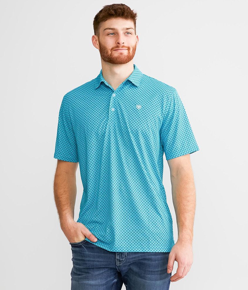 Ariat ClimateTEK™ Polo - Men's Polos in Peacock Blue | Buckle