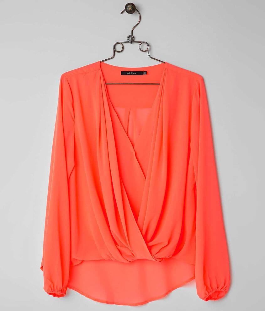 ark & co. Neon Top - Women's Shirts/Blouses in Neon Coral | Buckle