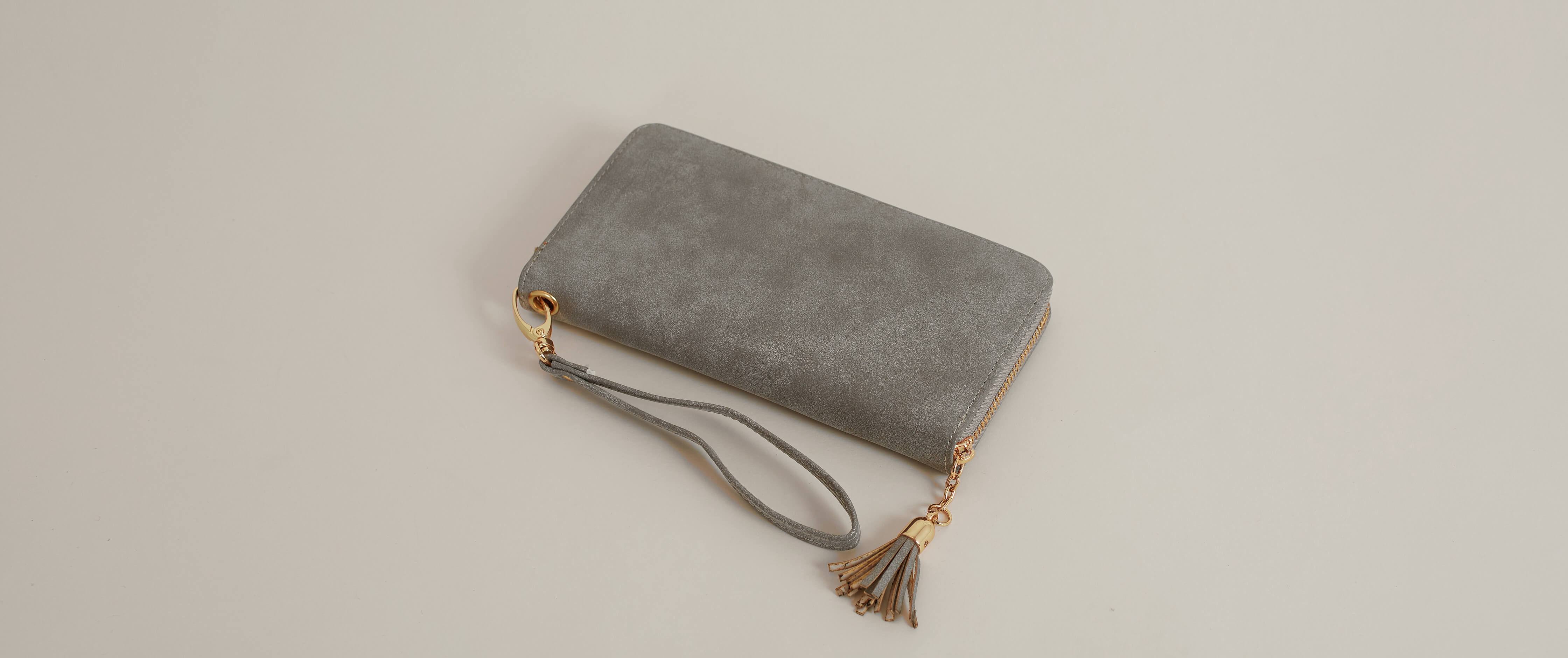 Metallic Wallet - Women's Accessories in Grey | Buckle