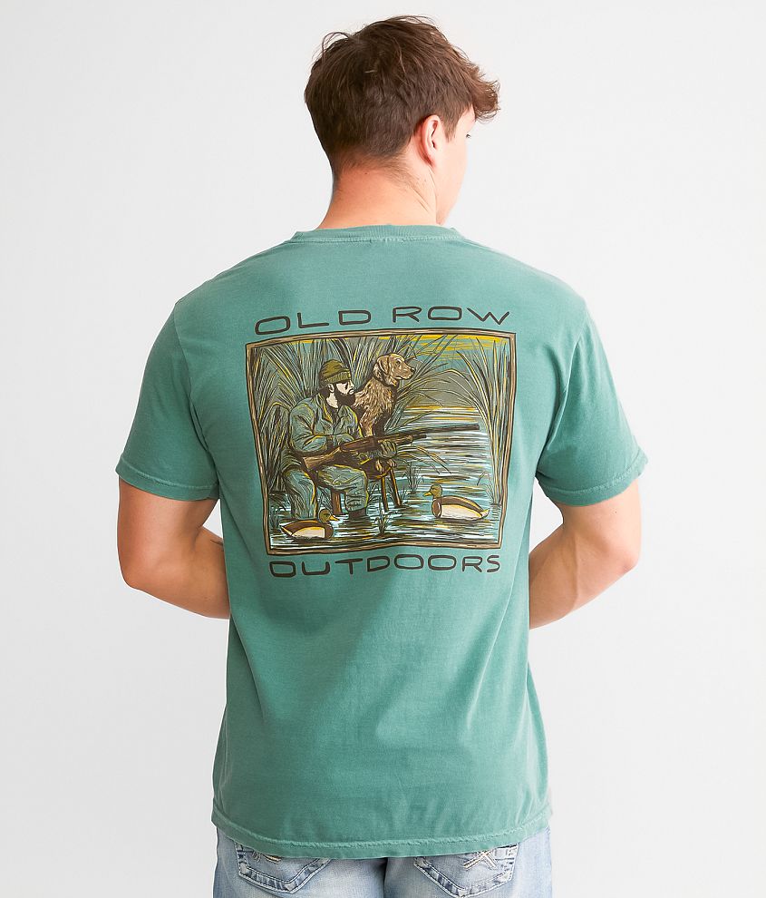 Old Row Hunt T-Shirt - Men's T-Shirts in Light Green | Buckle