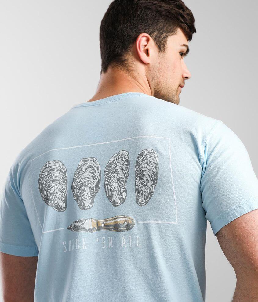 Old Row Shuck Em All T-Shirt - Men's T-Shirts in Blue | Buckle