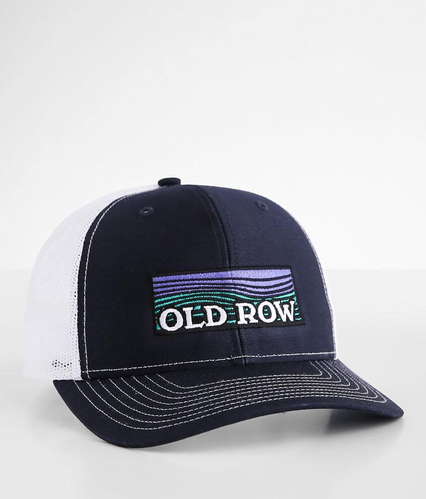 Old Row Waves Trucker Hat - Men's Hats in Navy White | Buckle