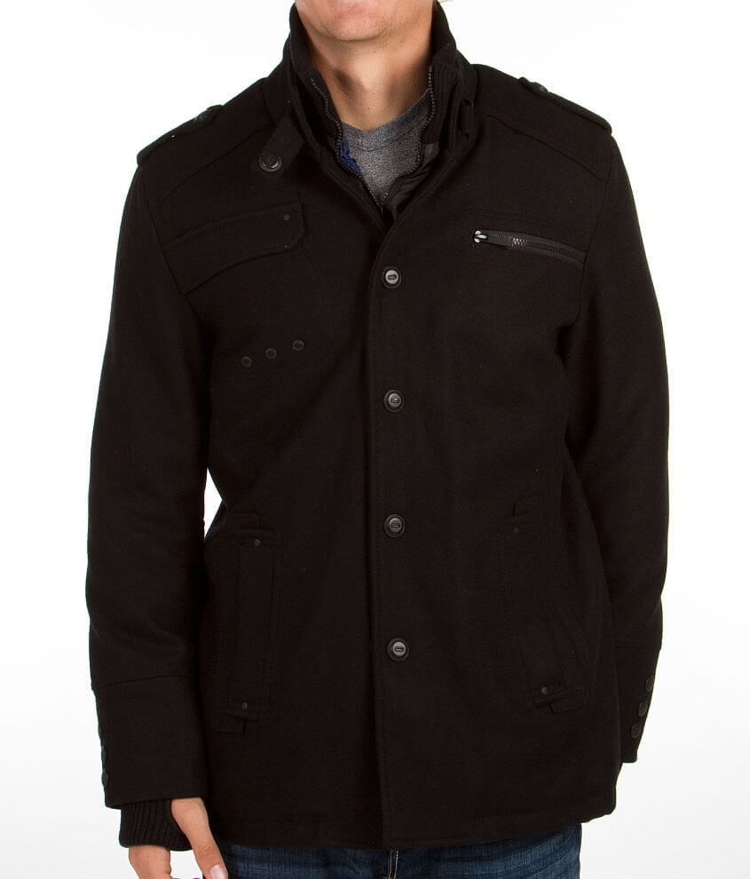 Point Zero Vancouver Military Coat - Men's Coats/Jackets in Black | Buckle
