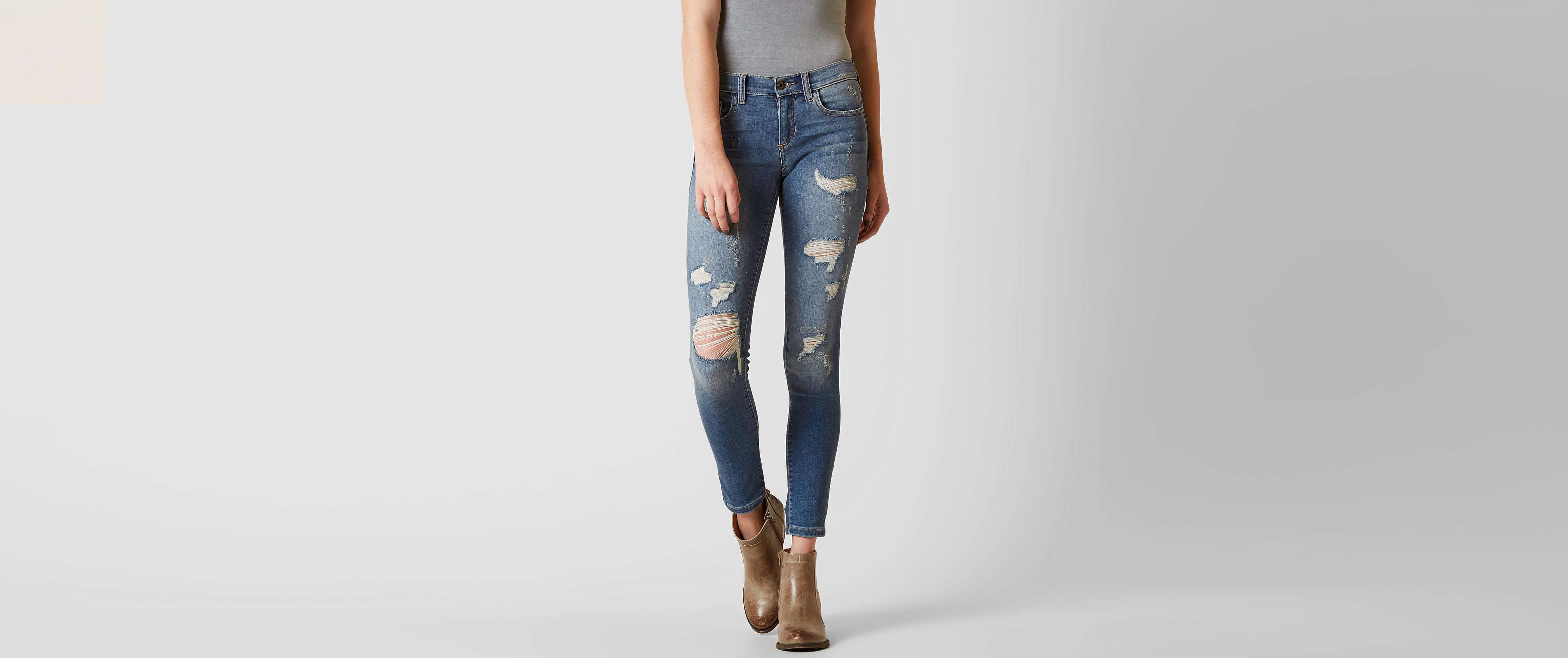 Sneak Peek Low Rise Ankle Skinny Stretch Jean - Women's Jeans in Medium ...