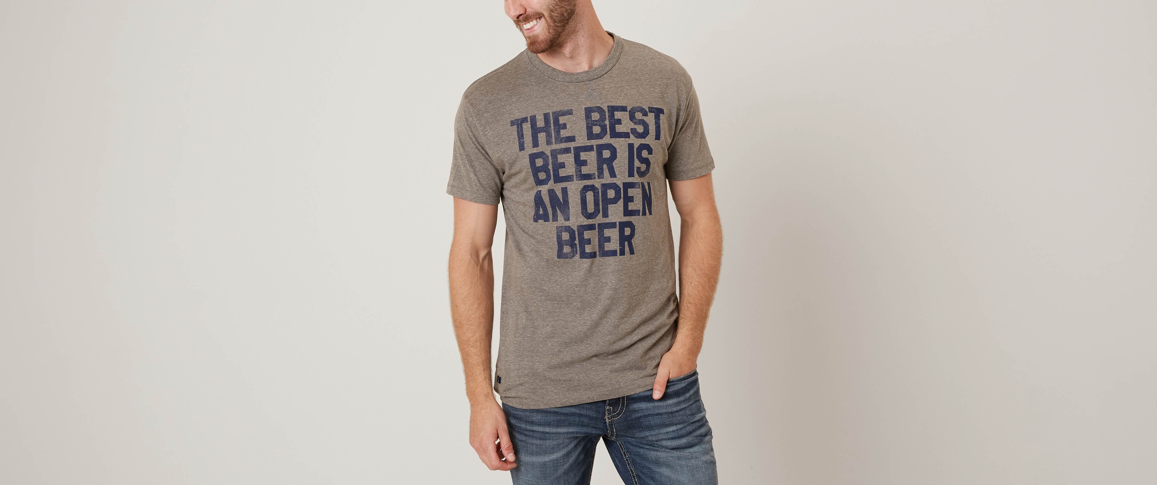 Brew City Best Beer Is An Open Beer T-Shirt - Men's T-Shirts in Dark ...