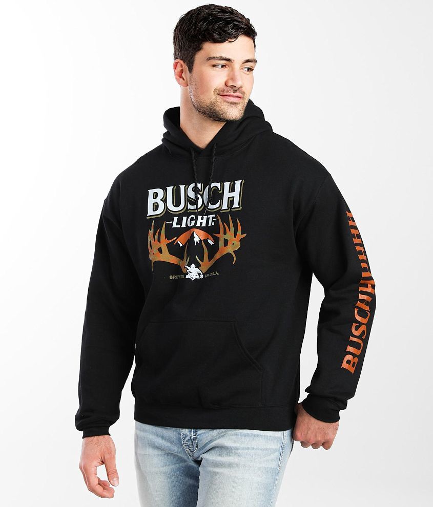 Brew City Busch Light® Hooded Sweatshirt - Men's Sweatshirts in Black ...
