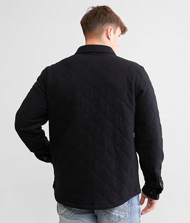 Brixton Cass Quilted Shacket - Men's Coats & Jackets in Black | Buckle