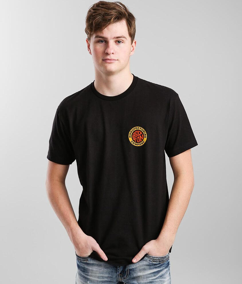 Brixton Tab T-Shirt - Men's T-Shirts in Black | Buckle