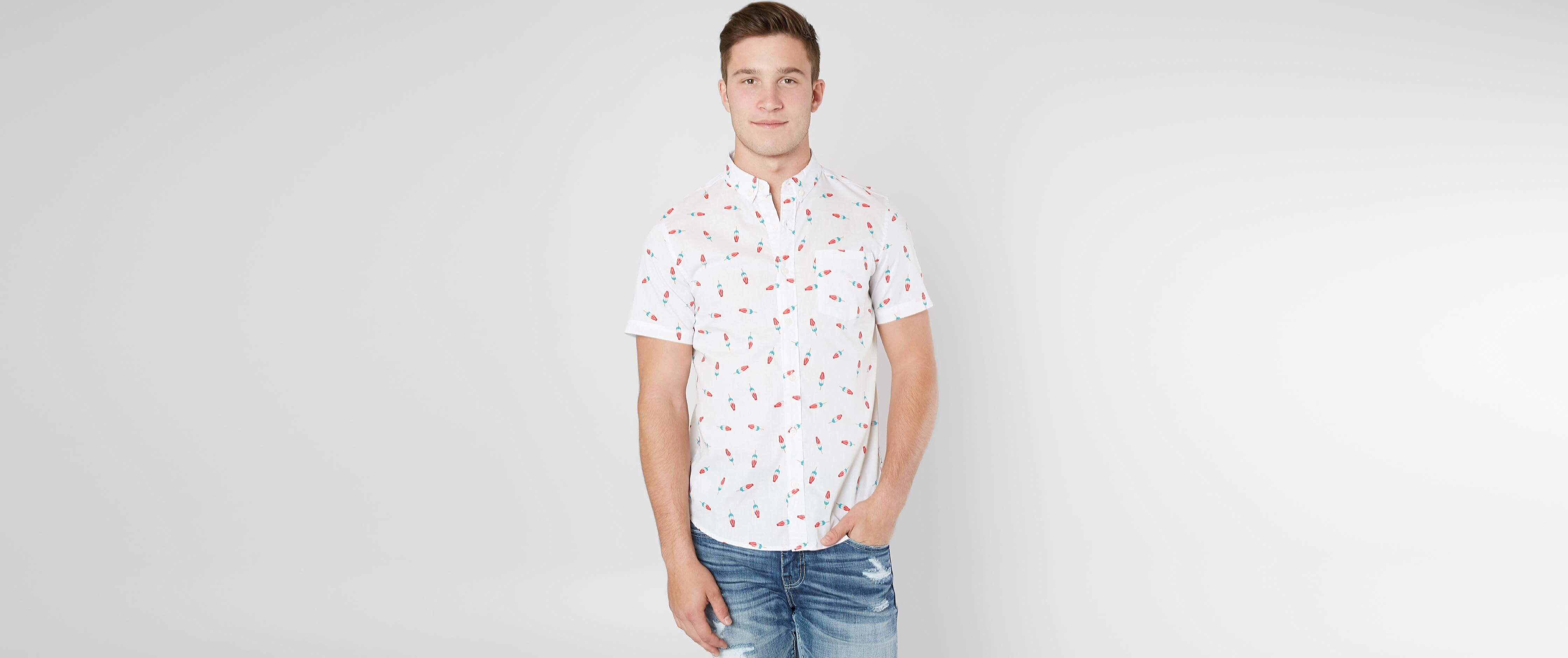 Brooklyn Cloth Bomb Pop Shirt - Men's Shirts in White | Buckle